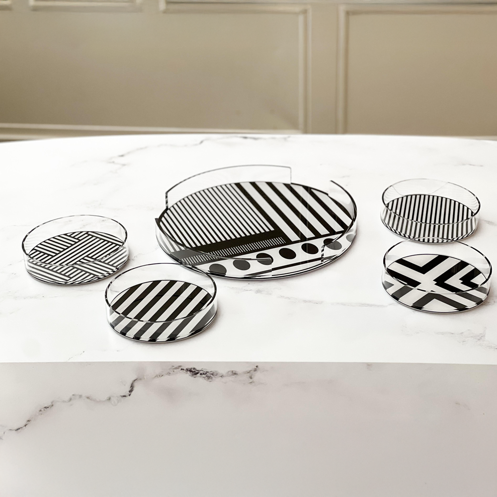 Geometric Black & White Collection — BT Shalom