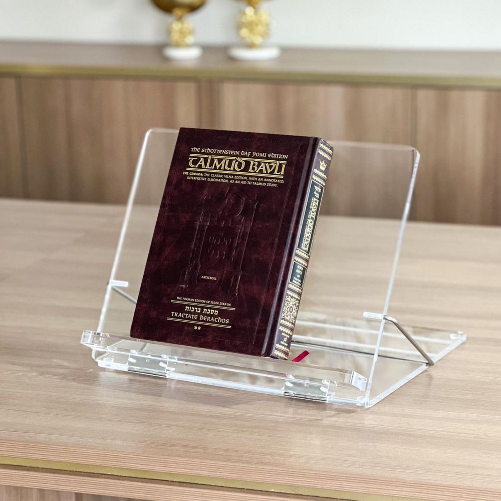 Exquisite Lucite Collapsible Shtender Single — BT Shalom