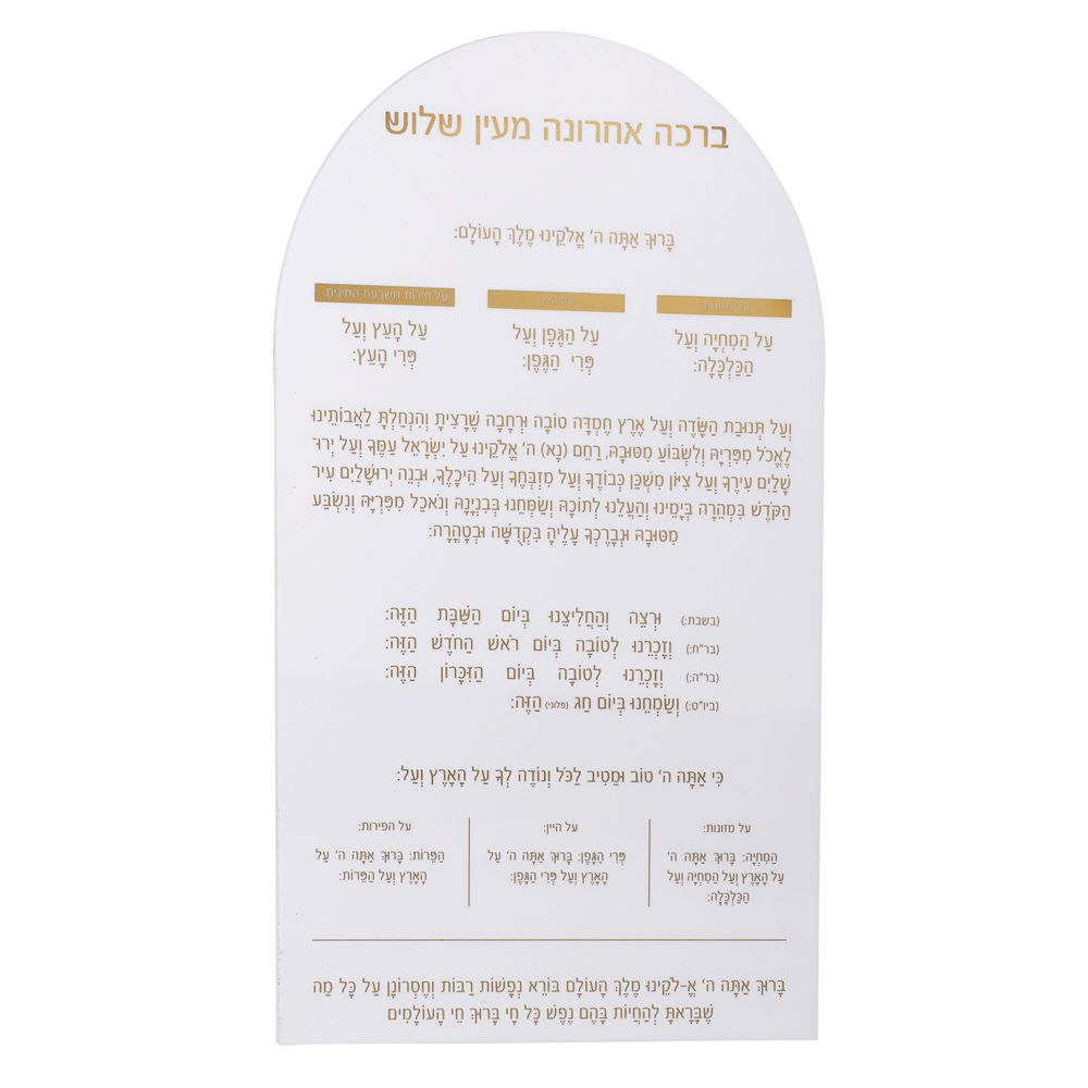 Lucite Al Hamichya Poster — BT Shalom